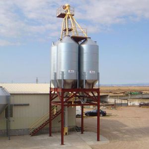 Cone-bottom silo - Metaga - powder