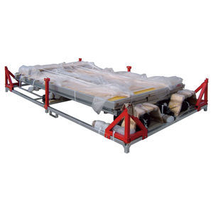 Flatbed trailer - ECIM Remorques - for panels / single-axle