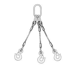 Rope sling - Dolezych - 4-point