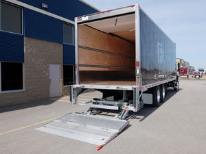 Foldable lift gate - DH-RP.12 - Dhollandia - for trucks / electric