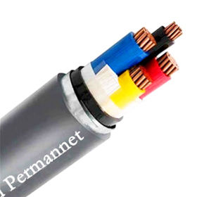 Power cable - VV32/ VLV32 - Huzhou Permanent Cable Co., Ltd. - armored / stranded / round