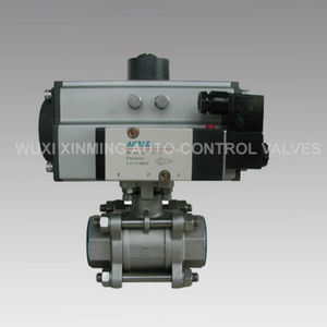 Ball valve - Wuxi Xinming Auto-Control Valves Industry Co., Ltd. - pneumatic / stainless steel