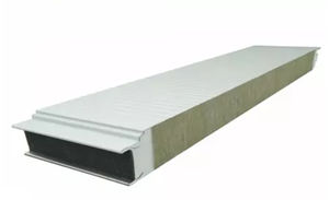 Mineral wool core sandwich panel - BRDECO - rock wool core / steel ...