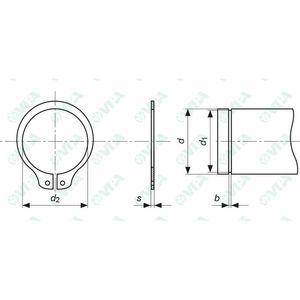 Self-locking retaining ring - 7KS000000003 - VIPA spa