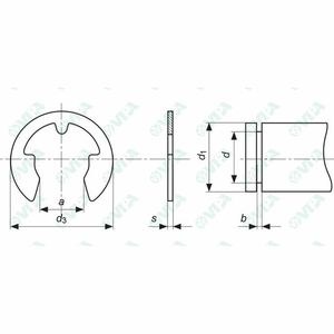 Self-locking retaining ring - 7KS000000003 - VIPA spa