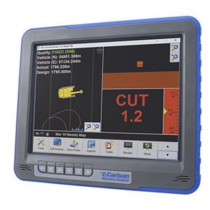 Control terminal with touch screen - GRADE - Carlson Software - mobile ...