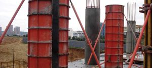 Climbing formwork - ASYAPI scaffolding - circular / wall / column
