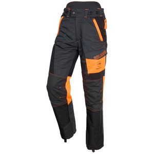 Work pants - COMFY - Solidur - fabric / forestry / red