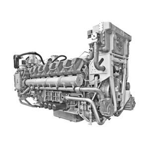 Diesel engine - V1312C2 MSD - Isotta Fraschini Motori spa - 12-cylinder ...