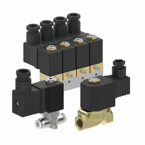 Diaphragm valve - AVS Römer - electric / for hot water / for solvents