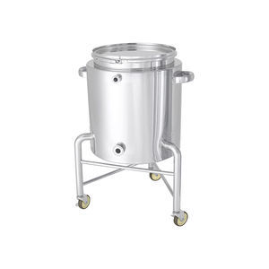 Storage tank - KTTK-J-L series - MONOVATE Co., Ltd. - discharge / stainless steel / cylindrical