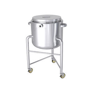 Storage tank - KTTK-J-L series - MONOVATE Co., Ltd. - discharge / stainless steel / cylindrical