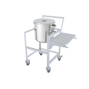 Hopper tank - HT series - MONOVATE Co., Ltd. - storage / discharge / stainless steel