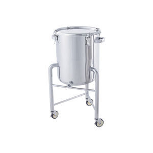 Hopper tank - HT series - MONOVATE Co., Ltd. - storage / discharge / stainless steel