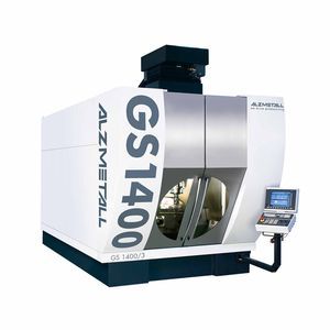 3-axis CNC machining center - GS 1400/5-FDT - Alzmetall - vertical ...
