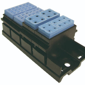 Grounding junction block - 1758 series - Amphenol - DIN rail-mounted