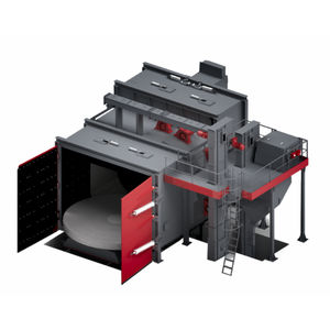 Rotating table shot blasting machine - URPS - Gostol TST - for metal ...