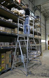 Warehouse ladder - All industrial manufacturers