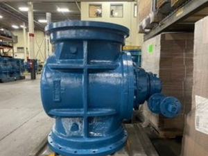 Conical plug valve - DeZURIK - electric / flow control / for wastewater