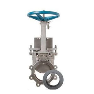 Knife gate valve - KSV - DeZURIK - electric / isolation / for sludge