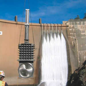 Knife gate valve - KGN-RSB, KGN-MSU - DeZURIK - with handwheel ...