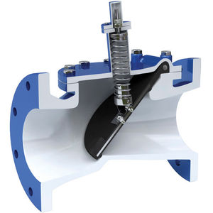Swing check valve - CVS - DeZURIK - flange