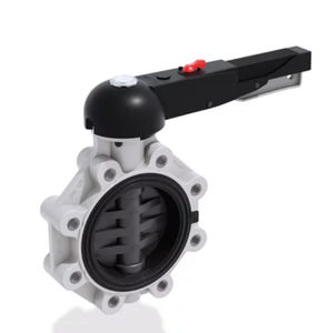Butterfly valve - FKOA/LM - FIP - Formatura Iniezione Polimeri - lever ...
