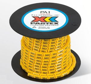 Identification label - PTC series - Partex Marking Systems - for cable ...