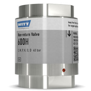 Gas non-return valve - ULTRA 20 - WITT-Gasetechnik - DIN / threaded ...