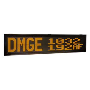 Alphanumeric display - DMGE101696C - DITEL - large-format / outdoor