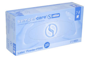 Clean room glove - Sempercare® edition IC - Sempermed - chemical protection / latex / powder-free