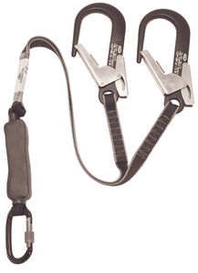 Rope fall arrest lanyard - Cresto 1302 TF - Cresto Safety - double ...