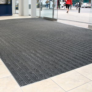 Dust control mat - plan.c - COBA Europe Ltd - ribbed / rubber / entrance