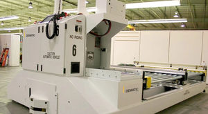 AGV tug - DEMATIC - electric / automated / compact