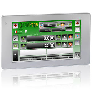 Capacitive touch screen human machine interface - CO18-W - Sipro srl ...