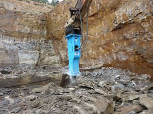 Hydraulic breaker - XL1700 - Montabert - for excavators / vertical