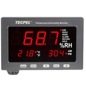 LED display - TRH-3305 - Tecpel Co., Ltd. - temperature measurement / humidity measurement ...