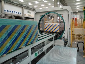 Ceramic fully packaging line - MESSERSI' PACKAGING - strapping machine ...