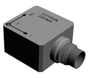 Triaxial accelerometer - 3023A2H - DYTRAN INSTRUMENTS - piezoelectric / IEPE / miniature
