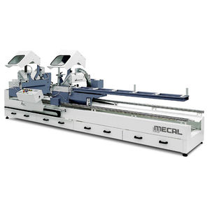 PVC double-head miter saw - SW 553-R REVERSE GARDA-3 - MECAL - for aluminum