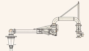 Top-loader loading arm - 82 - 310 m³/h, ø 3 - 6'' | 1050 series - silea ...