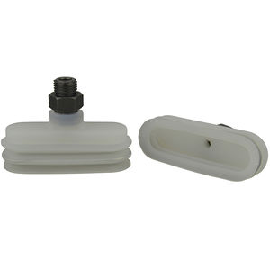 Bellows vacuum suction cup - VOB40x80N-60-18F - VacMotion - oval / NBR ...