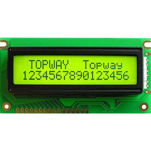 16 x 2 display module - LMB162ABC - TOPWAY LCD - LCD / monochrome / alphanumeric