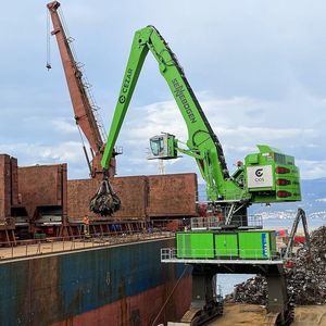 Mobile material handler - 875 G - SENNEBOGEN Maschinenfabrik GmbH - hybrid