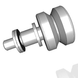 Guide roller - RKU series - Nadella Group - stainless steel / solid ...