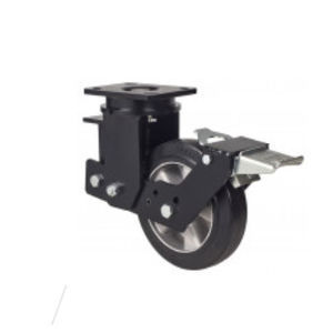 Fixed caster - HLB-NF series - Ruedas Alex - base plate / heavy-duty ...