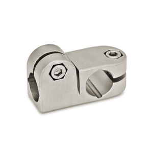 Round tube connector - BK - Inocon GmbH - aluminum / adjustable
