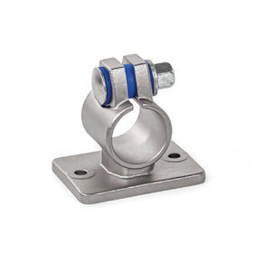 Round tube connector - BMT - Inocon GmbH - square / cast aluminum ...