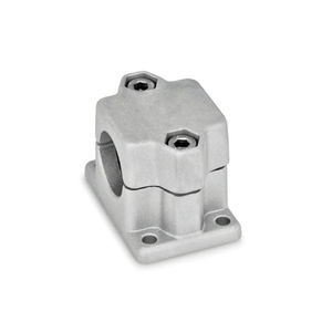 Round tube connector - KMU - Inocon GmbH - cross / square / cast aluminum
