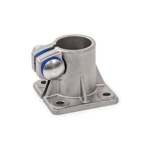 Tube support - CM - Inocon GmbH - cutting / aluminium / flange